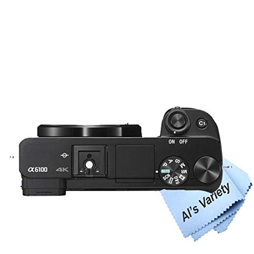 Sony Intl., Sony Alpha a6100 Mirrorless Digital Camera with 1650mm and 55210mm LensesĀ + 32GB Card, Tripod, Case, and More (18pc Bundle) (Renewed)