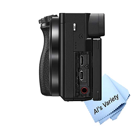 Sony Intl., Sony Alpha a6100 Mirrorless Digital Camera with 1650mm and 55210mm LensesĀ + 32GB Card, Tripod, Case, and More (18pc Bundle) (Renewed)