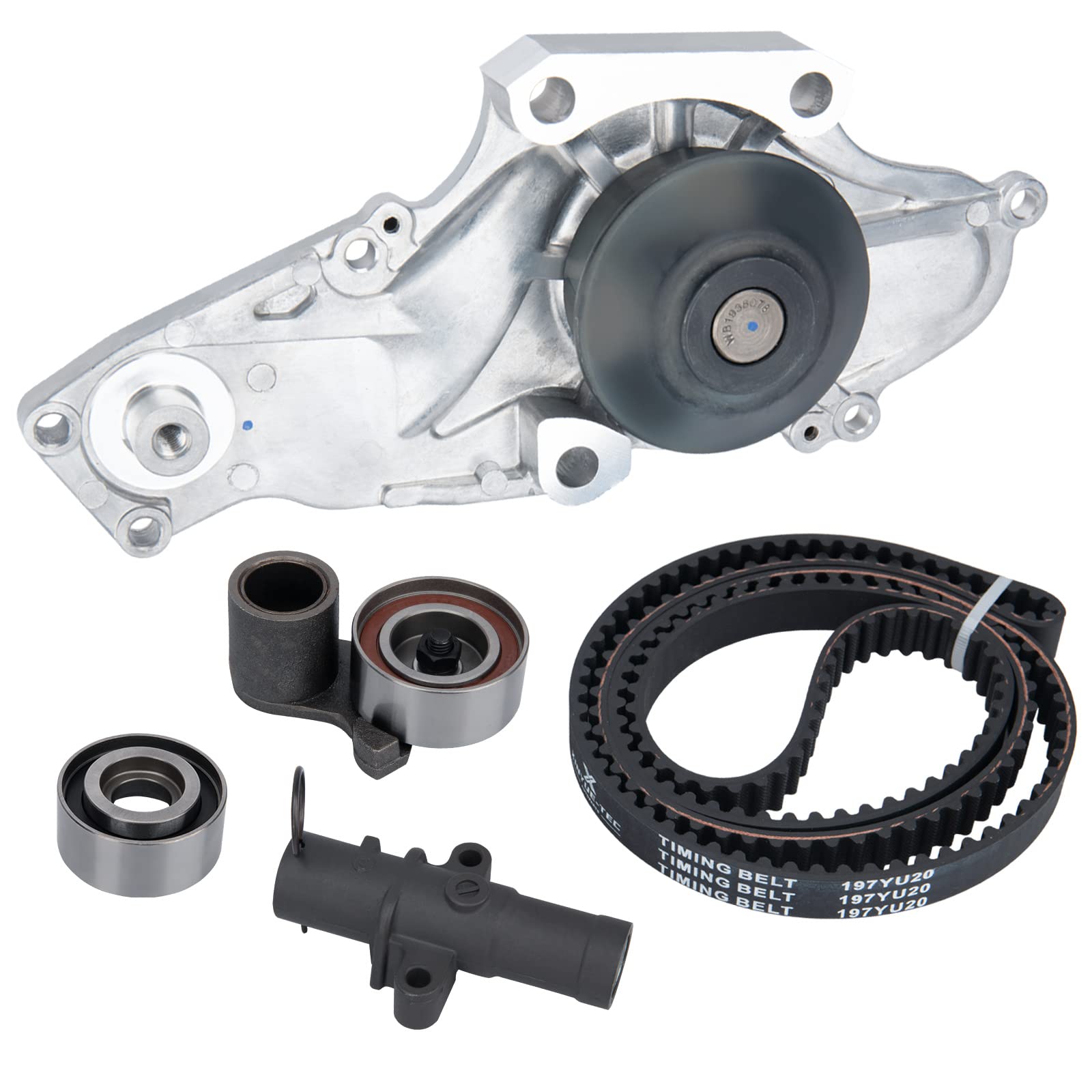 TCKWP329 Engine Timing Belt Kit with Water Pump Fit for 2003-2018 honda odyssey accord pilot Ridgeline Acura MDX RDX RL TL TSX ZDX 3.0L 3.5L 3.7L Replace# TCKWP329 TKH002 19200-RDV-J01