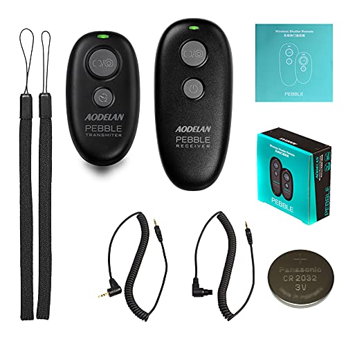 AODELAN Wireless Shutter Release for Canon T7, T7i,EOS RP, T6, 5D Mark IV, T3i, SL1, T3, 1300D,6D, T5,T2i, Replace Canon RS-60E3 and RS-80N3 Remote Switch