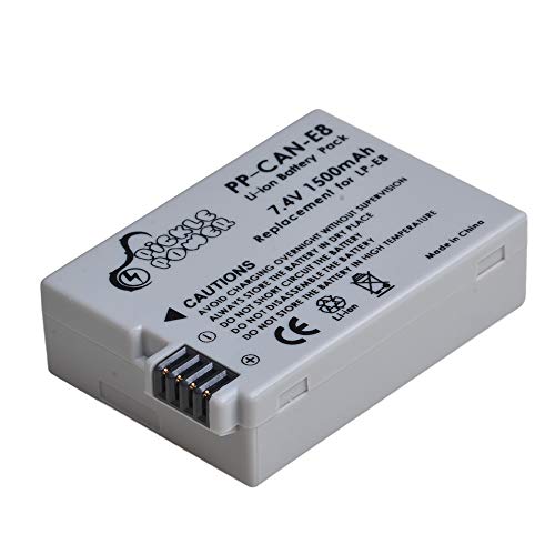 LP-E8, Pickle Power LPE8 Battery and LED USB Dual Charger Replacement for Canon Rebel T5i T4i T3i T2i EOS 550D 600D 650D 700D Kiss X4 X5 X6 LC-E8E DSLR Digital Camera