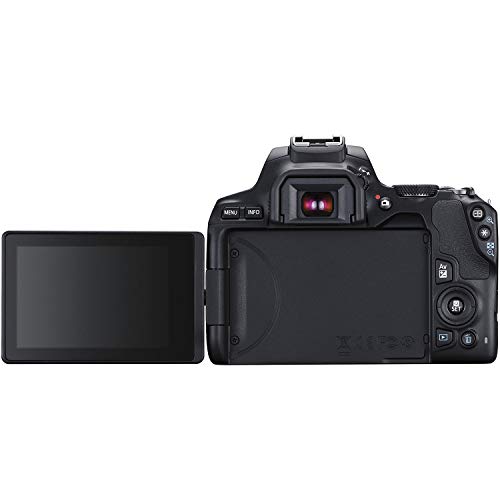 Camera Bundle for Canon EOS 250D (SL3) DSLR Camera with EF-S 18-55mm f/3.5-5.6 III Lens Bundle, Accessories (Extra Battery, Digital Slave Flash, 128Gb Memory, 50" Tripod and More)