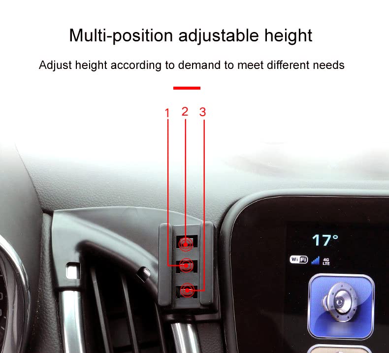 JNGXQ car Phone Holder for Chevy Equinox Phone Mount Interior Accessories 2018 2019 2020 2021 2022 2023 Phone Stand Vent