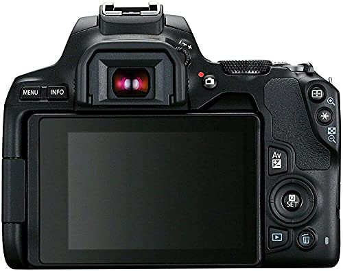 Camera Bundle for Canon EOS 250D (SL3) DSLR Camera with EF-S 18-55mm f/3.5-5.6 III Lens Bundle, Accessories (Extra Battery, Digital Slave Flash, 128Gb Memory, 50" Tripod and More)