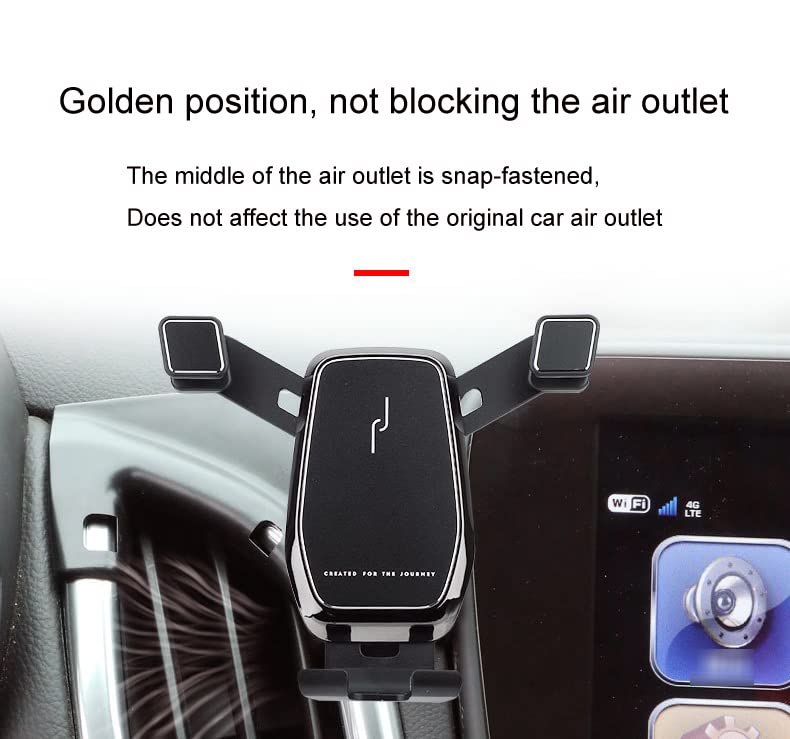 JNGXQ car Phone Holder for Chevy Equinox Phone Mount Interior Accessories 2018 2019 2020 2021 2022 2023 Phone Stand Vent