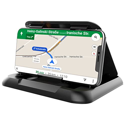Showvigor Silicone Car Dashboard Phone Holder, Non Slip Phone Pad for Car for Various Dashboards,Slip Free Desk Phone Stand for Car, Compatible with iPhone14 Samsung Android Smartphones GPS Devices