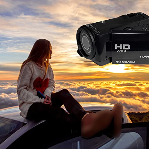 topliu 16Million Pixe-l HD Digital Camera,16x Digital Zoom Camera, with 1080p HD, 2.4 Inch LCD Screen, Support Max 32GB SD Card, Motion Detection, Electronic Anti-Shake
