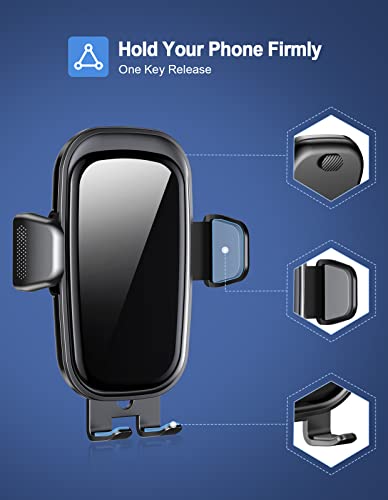 Cezuly Phone Mount for Car [Anti-Shake Stabilizer], 7.5" Gooseneck Windshield & Dashboard Car Phone Holder Mount, [Strong Suction Cup] Long Arm Cell Phone Holder Car Compatible with 4-7" Phones