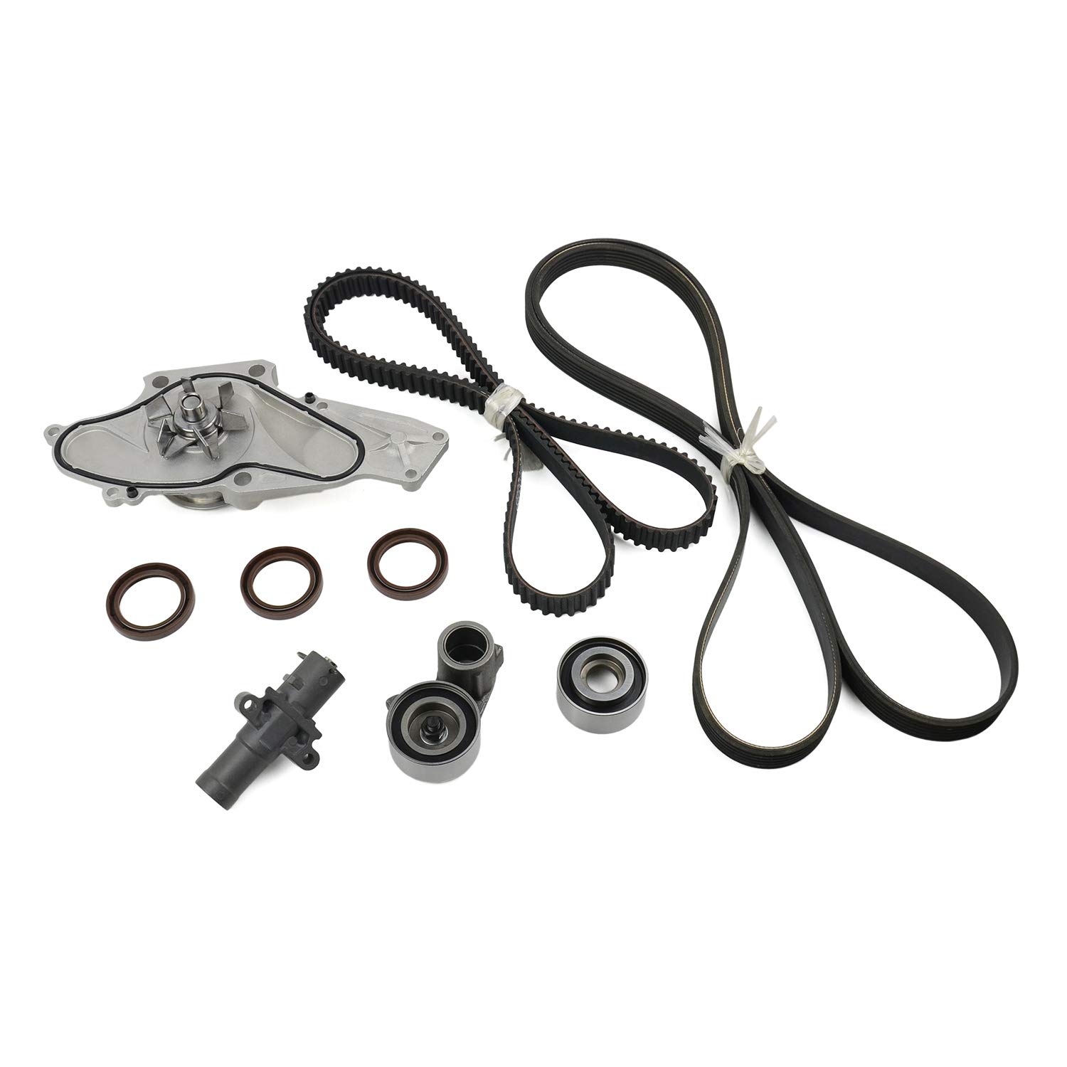 Timing Belt & Water Pump Kit 19200-RDV-J01 19200-RDM-A02 - Compatible with Hon-da Acc-ord Od-yssey Pil-ot Rid-geline Ac-ura MDX RL 3.2L 3.5L 3.7L V6 Lamerto