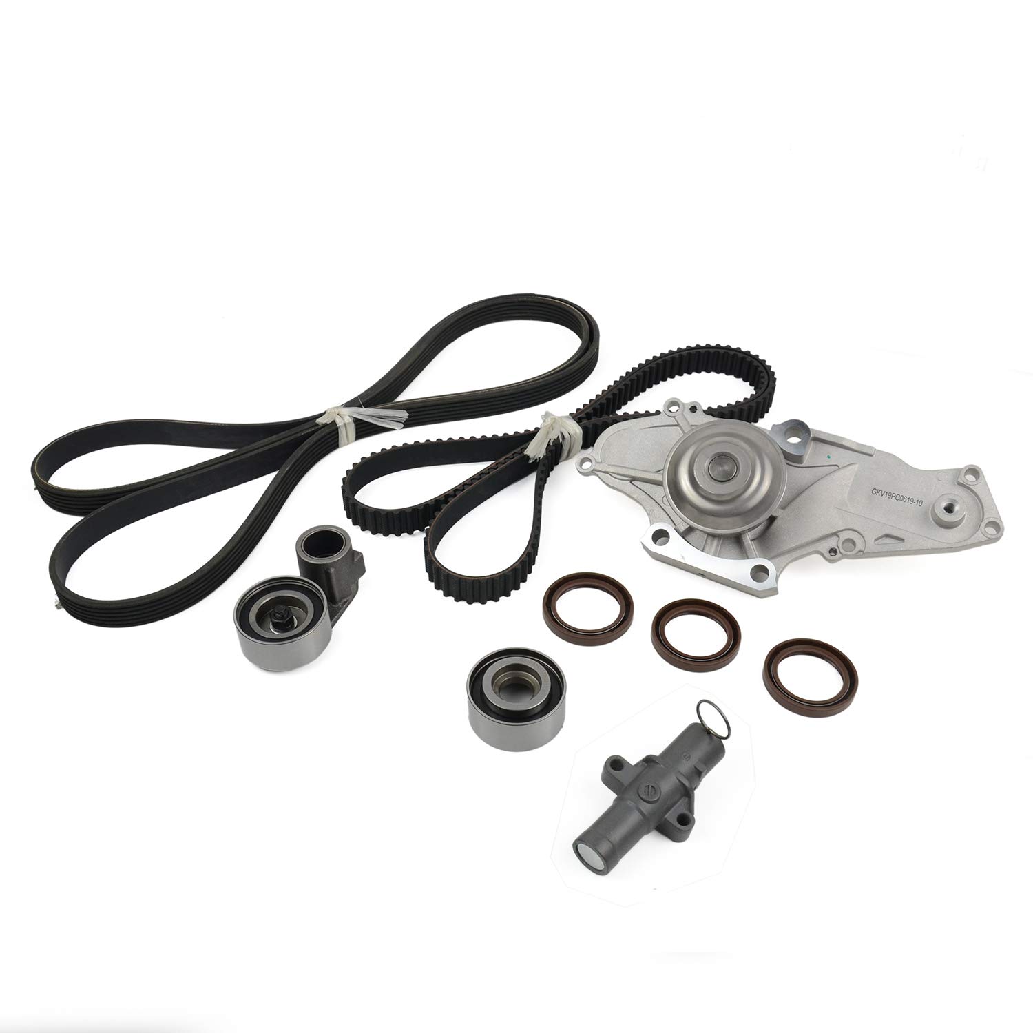 Timing Belt & Water Pump Kit 19200-RDV-J01 19200-RDM-A02 - Compatible with Hon-da Acc-ord Od-yssey Pil-ot Rid-geline Ac-ura MDX RL 3.2L 3.5L 3.7L V6 Lamerto