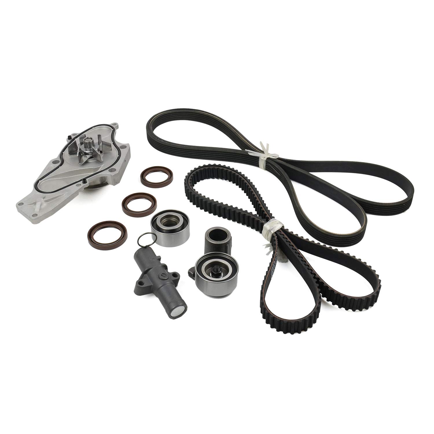 Timing Belt & Water Pump Kit 19200-RDV-J01 19200-RDM-A02 - Compatible with Hon-da Acc-ord Od-yssey Pil-ot Rid-geline Ac-ura MDX RL 3.2L 3.5L 3.7L V6 Lamerto