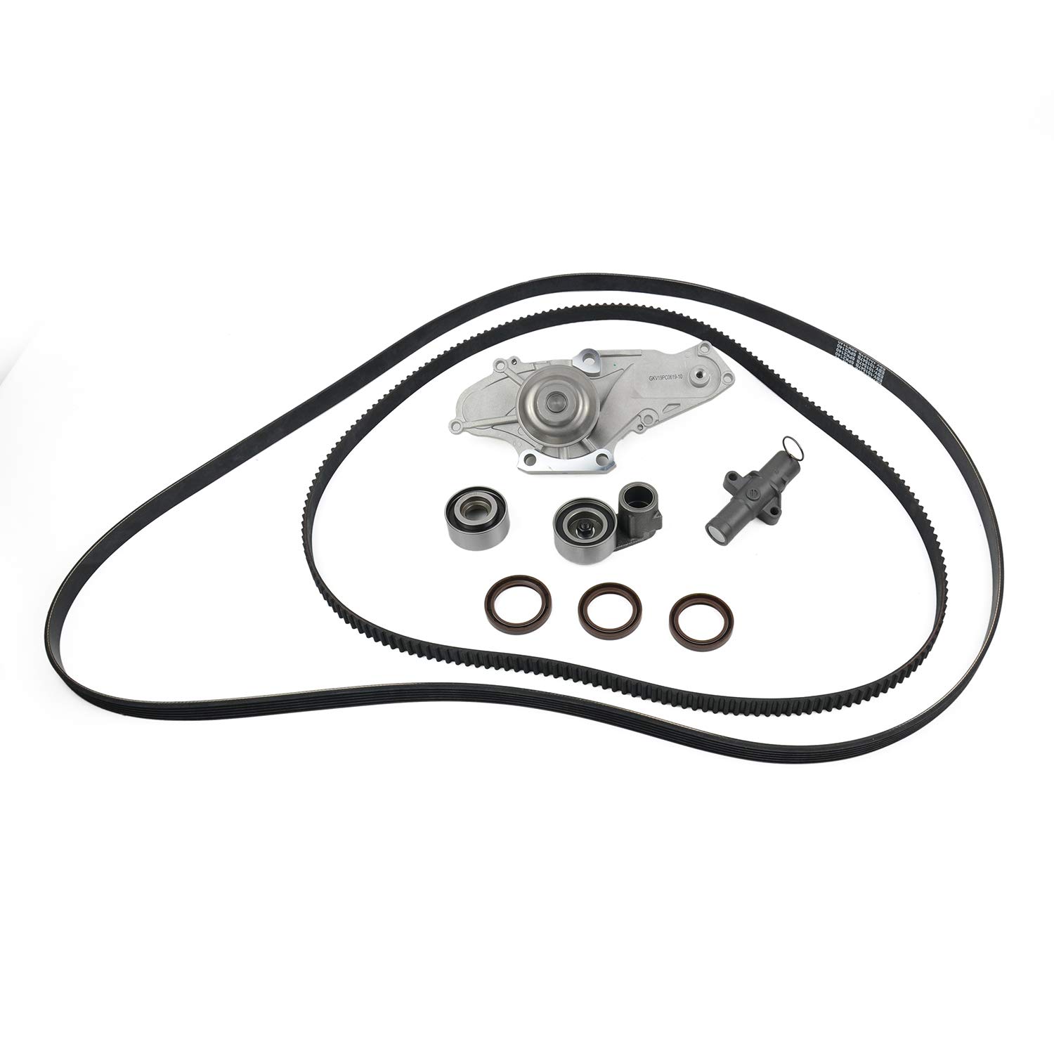 Timing Belt & Water Pump Kit 19200-RDV-J01 19200-RDM-A02 - Compatible with Hon-da Acc-ord Od-yssey Pil-ot Rid-geline Ac-ura MDX RL 3.2L 3.5L 3.7L V6 Lamerto