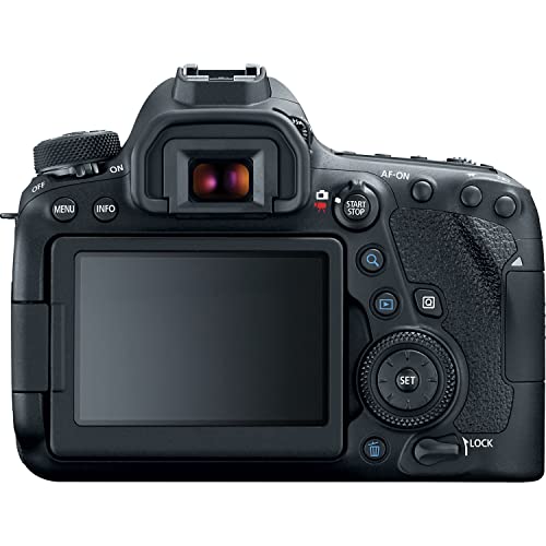 Camera Bundle for Canon EOS 6D Mark II DSLR Camera w/ 24-105mm USM Lens + EF 75-300mm III Lens, 50mm f/1.8, 500mm Lens & 650-1300mm Lens, TTL Flash, Backpack, 128GB Memory + Professional Bundle
