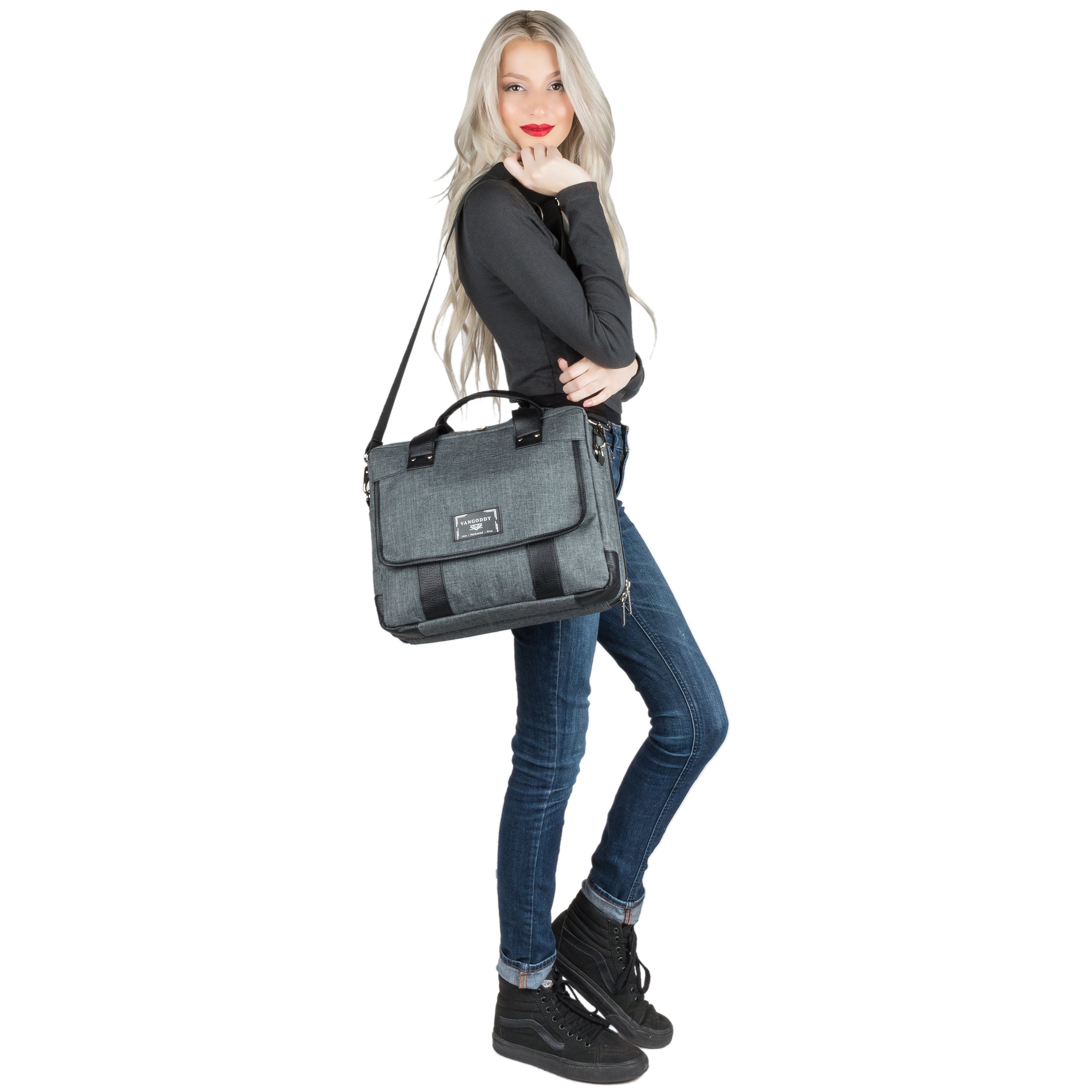 Water Resistant College Tote Messenger Handbag for Toshiba Portege X30T, Portege, Satellite Radius