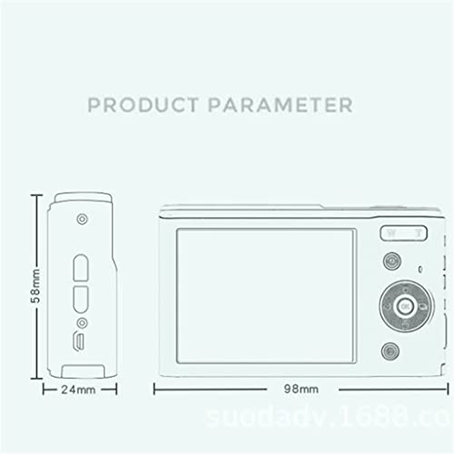 MEENE Digital Camera 48MP 2.4 Inch LCD Video Blog Camera 16X Zoom Kids Camera Student Camera Card Camera (Color : Green)