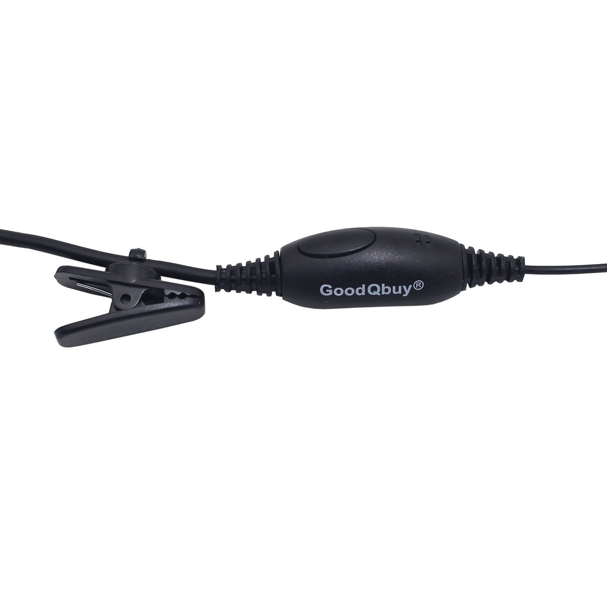 GoodQbuy 2 Pin G Shape Clip-Ear Headset Earpiece is Compatible with Motorola Two Way Radio Devices CP200 CP200D CP185 DTR650 PR400 EP450 CLS1110 CLS1410 CLS1450 CLS DLR DTR RDX RDU RDV RMU (10 Pack)