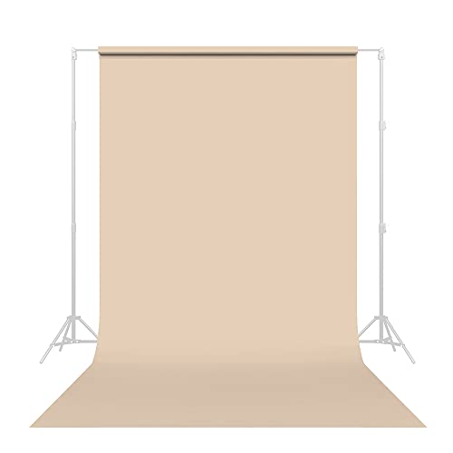 Savage Seamless Paper Photography Backdrop - Color #19 Egg Nog, Size 86 Inches Wide x 36 Feet Long, Backdrop for YouTube Videos, Streaming, Interviews and Portraits - Made in USA