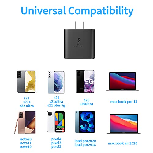 USB C Charger- 45W Wall Charger- PD Fast Charging for MacBook Air, iPhone 14/14 Pro/14 Pro Max/13 Pro/13 Pro Max, iPad Pro-for Samsung Galaxy S21/S22 Note 20