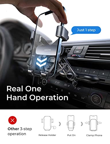 AINOPE CD Slot Car Phone Holder Mount 3 in 1 Multiple Choices Gravity Phone Holder Mount for Car Vent with Metal Hook Car Phone Holder Compatible with iPhone 14, All 4-7 Inch Cell Phones