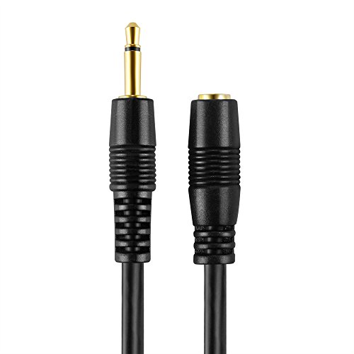 TNP 3.5mm Mono Extension (25FT) - 12V Trigger, IR Infrared Sensor Receiver Extension Extender, 3.5mm 1/8" TS Monaural Mini Mono Audio Plug Jack Connector Male to Female Cable Wire Cord