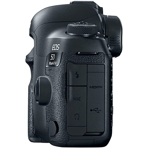Camera Bundle for Canon EOS 5D Mark IV DSLR Camera Body Only + Accessories (Extra Battery, Battery Grip, 128GB, and Deluxe Case)