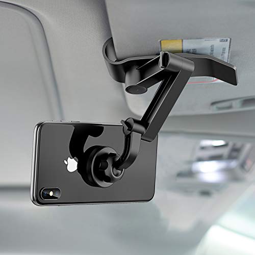 WixGear Universal Visor Magnetic Car Mount Holder, for Cell Phones with Fast Swift-Snap TM Technology, Magnetic Cell Phone Mount (Visor Mount)