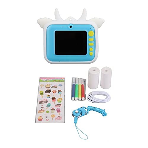 FECAMOS Print Camera, Video Recording Eye Protection Screen 24MP Camera for Daily Use