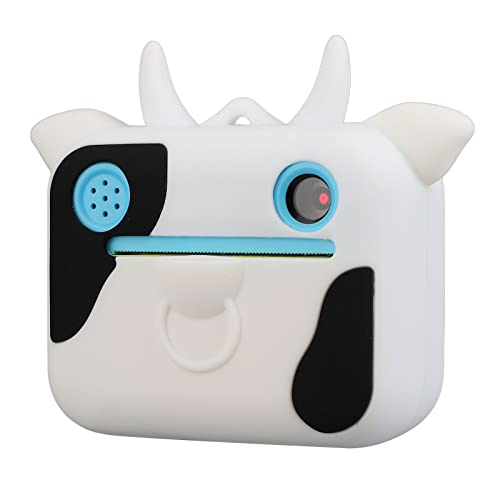 FECAMOS Print Camera, Video Recording Eye Protection Screen 24MP Camera for Daily Use