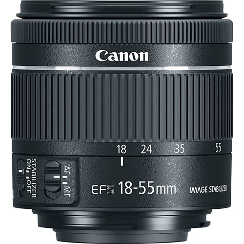 90D Digital SLR Camera Body with EF-S 18-55mm f/4-5.6 is STM Lens DSLR Kit Bundled with Complete Accessory Bundle (64GB, Travel Charger, Extra Battery, Camera Backpack)