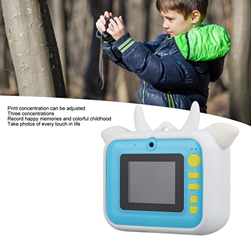 FECAMOS Print Camera, Video Recording Eye Protection Screen 24MP Camera for Daily Use