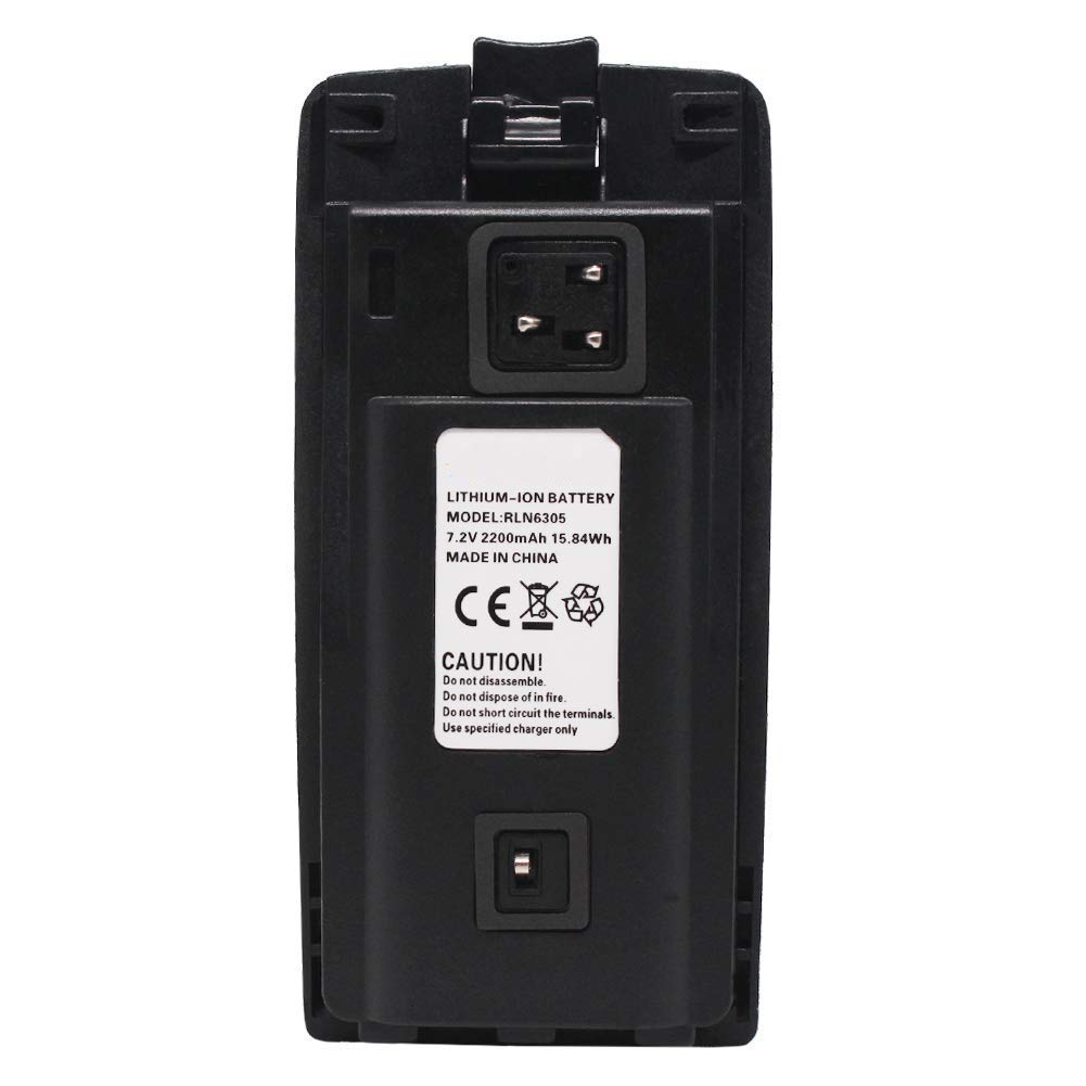 Nozza RLN6305 6305B RLN6351 Rechargeable Li-Ion Battery 2200mAh Replacement for Motorola Radio CP110 RDX RDU RDV RDM MURS Series RDU2020 RDU2080D RDU4100 RDU4160D RDV2020 RDV2080D RDV5100 RMM2050
