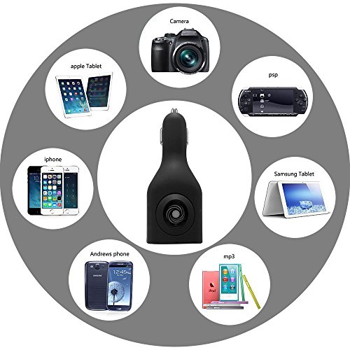 Car Charger,Dual USB Wall Charger and Car Charger with Travel Adapter Foldable Plug Home for iPhone X Xs MAX 6 7 8 Plus, iPad Mini Air Pro, Galaxy S10 9 8 7 Plus, LG Google one Plus 6 Phone