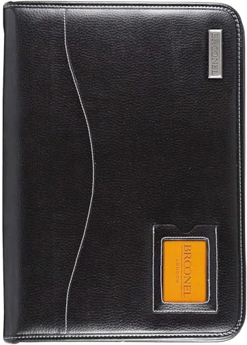 Broonel - Contour Series - Black Heavy Duty Leather Protective Case - Compatible with Toshiba Satellite Radius 12 / Toshiba Satellite Radius 11