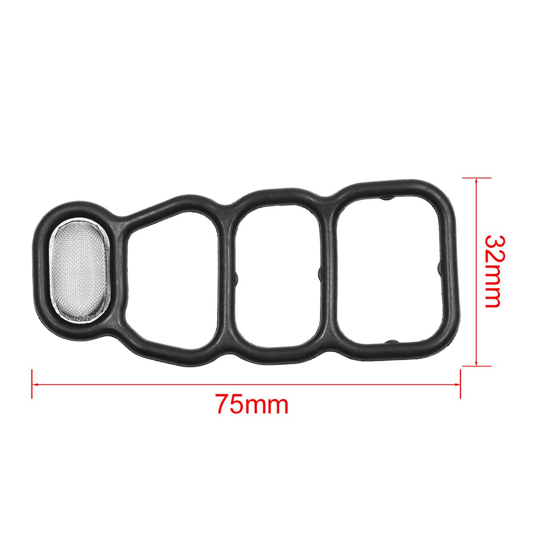 X AUTOHAUX Solenoid Gasket Engine Seal Spool Valve Filter for Honda for Acura 15826-RDV-J01