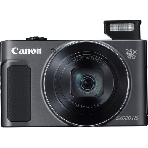 PowerShot SX620 HS Digital Camera (Black) + Deal-Expo Accessories Bundle. (Renewed)