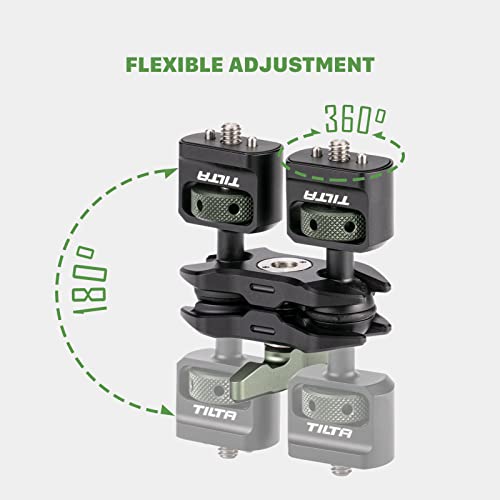 Tilta Mini Articulating Arm | Mount Camera Accessories with 1/4"-20 to 1/4"-20 (with Locating Pins) Connectors (Others Available Separately) | TA-MAA