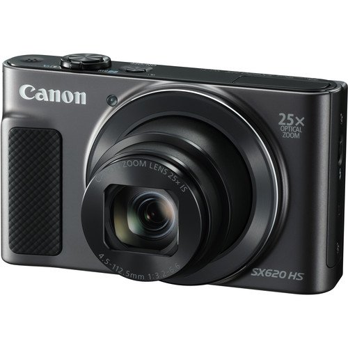 PowerShot SX620 HS Digital Camera (Black) + Deal-Expo Accessories Bundle. (Renewed)
