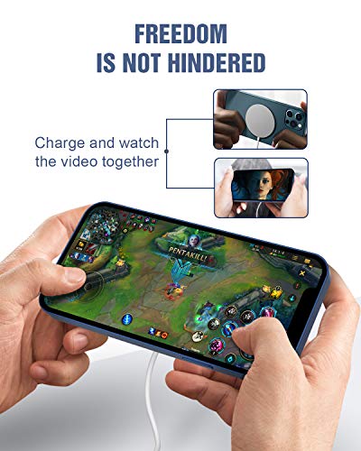 Magnetic Wireless Charger Replacement for iPhone 13/13 Pro/13 Pro Max/13 mini/12 Pro/12 Pro max/ 12 Mini and AirPods pro 【with USB-C 20W PD Adapter】 WAITIEE Fast Charging Pad for Phone Charger Stand