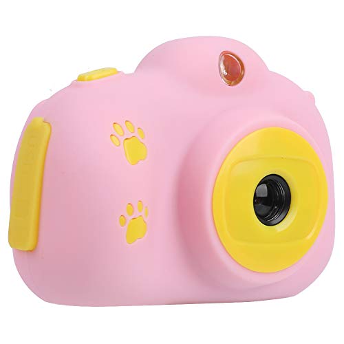 Amonida Children Camera Toy Cartoon Digital Dv Comfortable And Gentle Grip For Supporting A Variety Of Games Children, Good Gifts(Pink)
