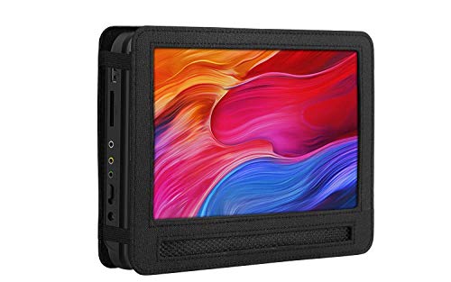 ieGeek Car Headrest Mount Holder Strap Case for Swivel & Flip Style Portable DVD Player with 10" to 10.5" Screen, Suitable for ieGeek 12.5" Portable DVD Player