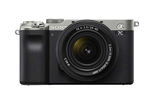 Sony Alpha a7C Full-Frame Mirrorless Camera (Silver) Bundle with FE 28-60mm and 20mm G Lens (6 Items)