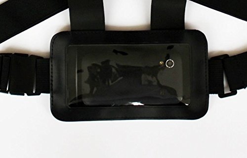 Designus Use Mobile Phone as Action Camera - Splashproof and Secure Body Chest Mobile Phone Holder Mount Harness Strap