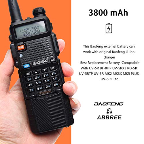 BAOFENG BL-5 3800mAh Extended Battery Walkie Talkie UV-5R BF-F8HP UV-5RX3 RD-5R UV-5RTP UV-5R MK2 MK3X MK5 Plus Series Two Way Radio