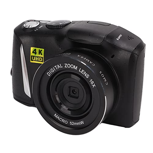 Zunate 2022 New CD‑R3 4K Digital Camera for Beginners/Kids, 48MP HD Video Camera with 16X Digital Zoom/ 3.2inch Screen,1500mAh Rechargeable Battery