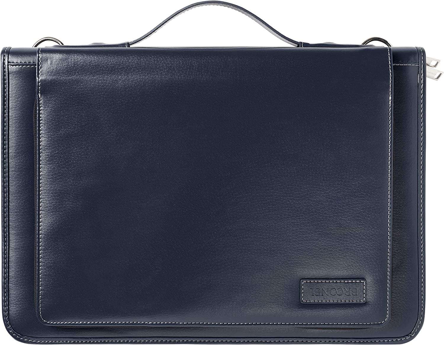 Broonel Blue Leather Laptop Messenger Case - Compatible with Toshiba Satellite Radius 12 / Toshiba Satellite Radius 11