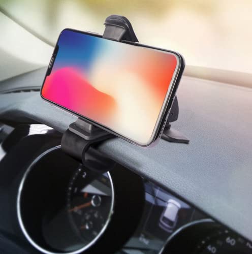 JORCEDI Universal Car Dashboard Mount Holder Stand Clamp Cradle Clip for Cell Phone GPS Non-Slip Durable Car Phone Holder Mount