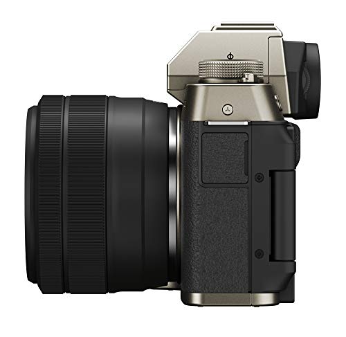 Fujifilm X-T200 Mirrorless Digital Camera w/XC15-45mm Kit - Champagne Gold