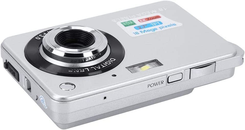 Digital Cameras for Kids Digital Video Camera, Full HD 1080P Video Recorder, 2.7" Screen Rechargeable Pocket Camera Built-in Microphone, Different Scene for Beginners