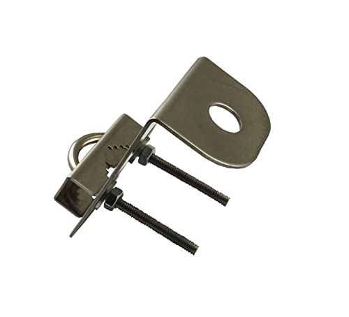 Anteenna TW-CR Mount Bracket Stainless Steel 16mm Hole for L Type UHF Female (SO-239) for 144/440MHz Ham Mobile Antenna
