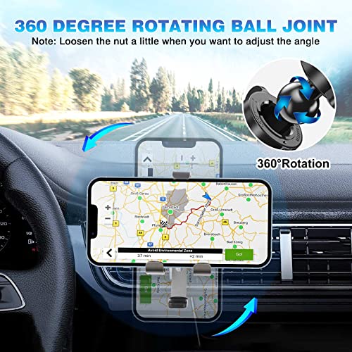 Sunsdrew Custom Fit for Car Phone Holder Honda Civic 2016-2021 Sedan Hatchback Air Vent Cell Phone Mount Handsfree Thick Case Friendly Car Mount for iPhone, Samsung, Moto, Nokia and Other Smartphones